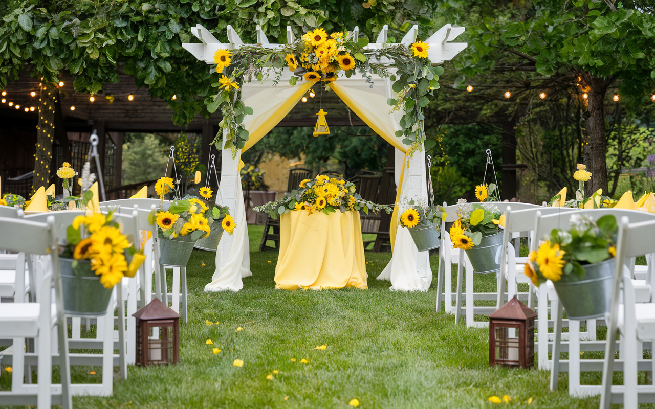 23 Breathtaking Yellow Wedding Ideas That Will Steal the Show - AdoroEvents