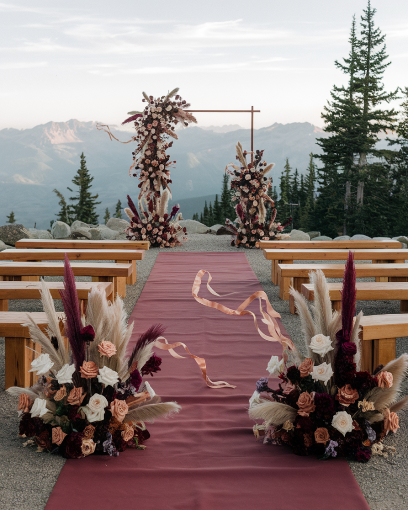 20 Burgundy Wedding Ideas That Balance Romance and Rich Color - AdoroEvents