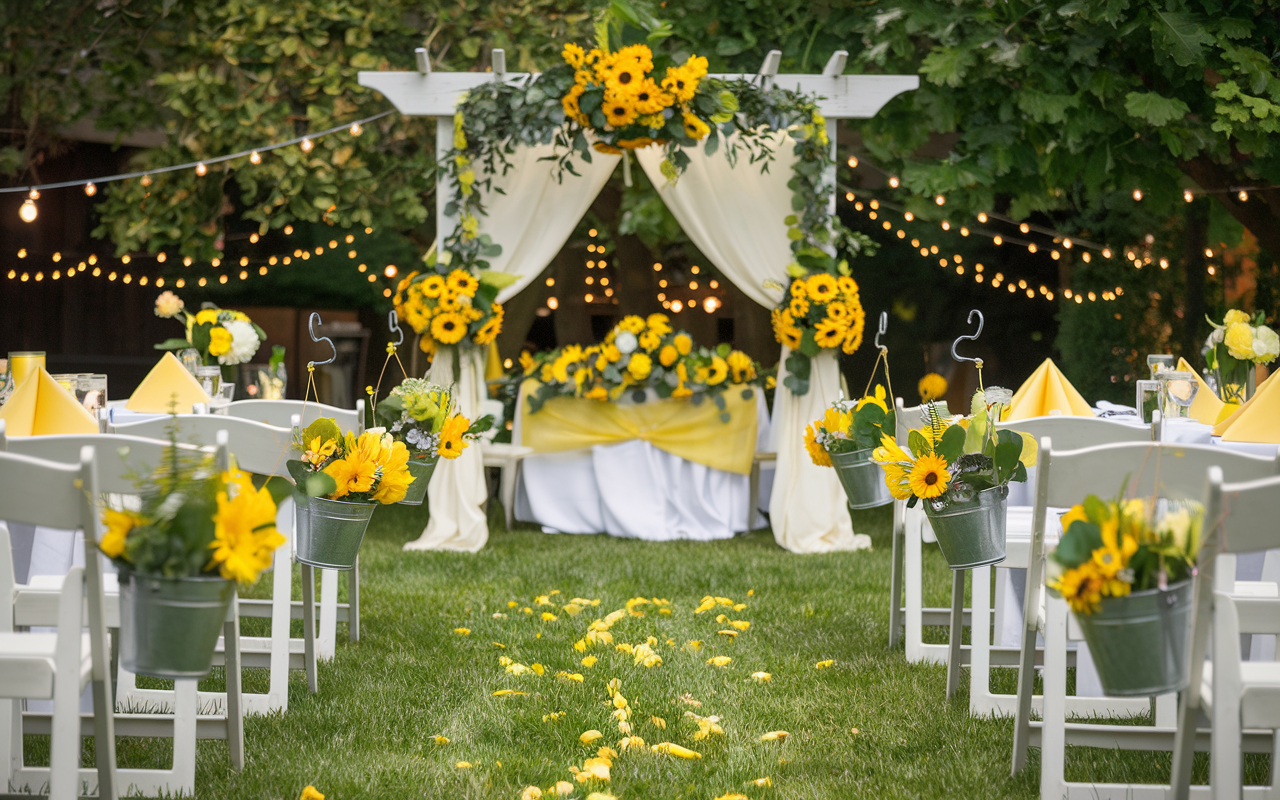 23 Breathtaking Yellow Wedding Ideas That Will Steal the Show - AdoroEvents