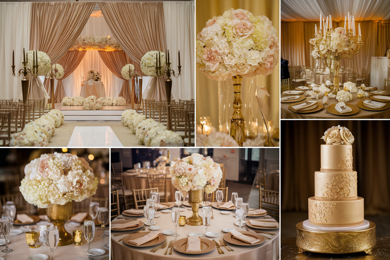 20 Irresistible Champagne Wedding Colors You’ll Love Forever - AdoroEvents