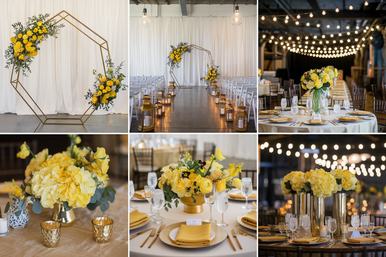 23 Breathtaking Yellow Wedding Ideas That Will Steal the Show - AdoroEvents