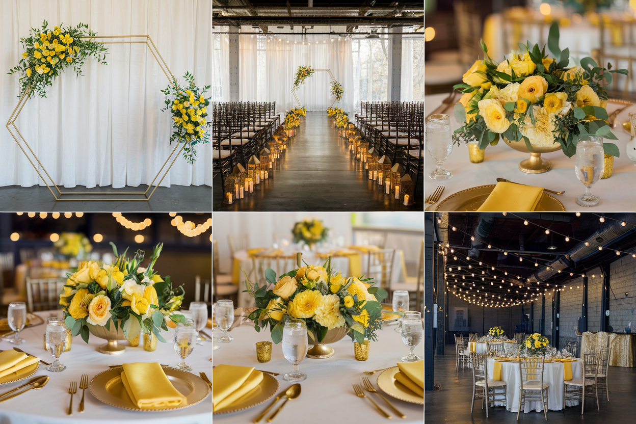 23 Breathtaking Yellow Wedding Ideas That Will Steal the Show - AdoroEvents
