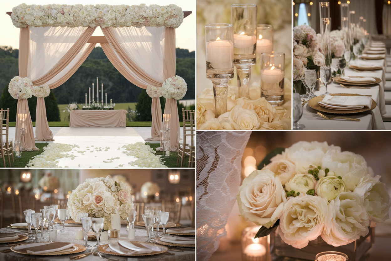 20 Irresistible Champagne Wedding Colors You’ll Love Forever - AdoroEvents