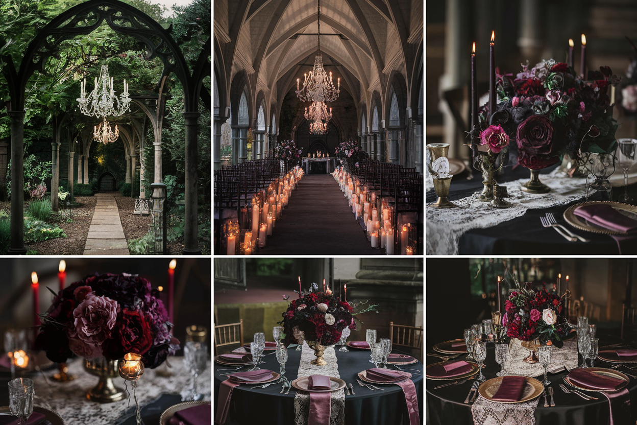 21 Unforgettable Victorian Gothic Wedding Inspirations for a Timeless ...