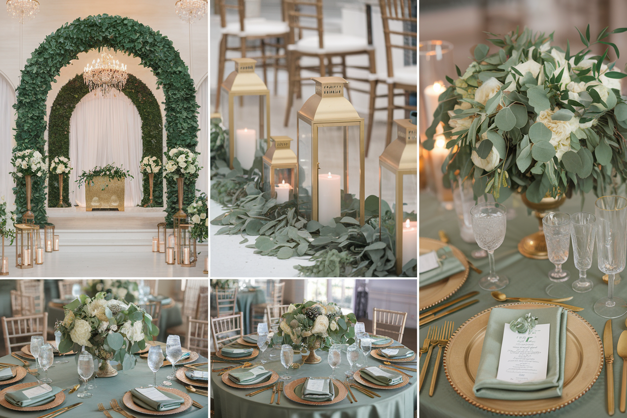 20 Chic Sage Green and Gold Wedding Ideas Everyone Will Talk About ...