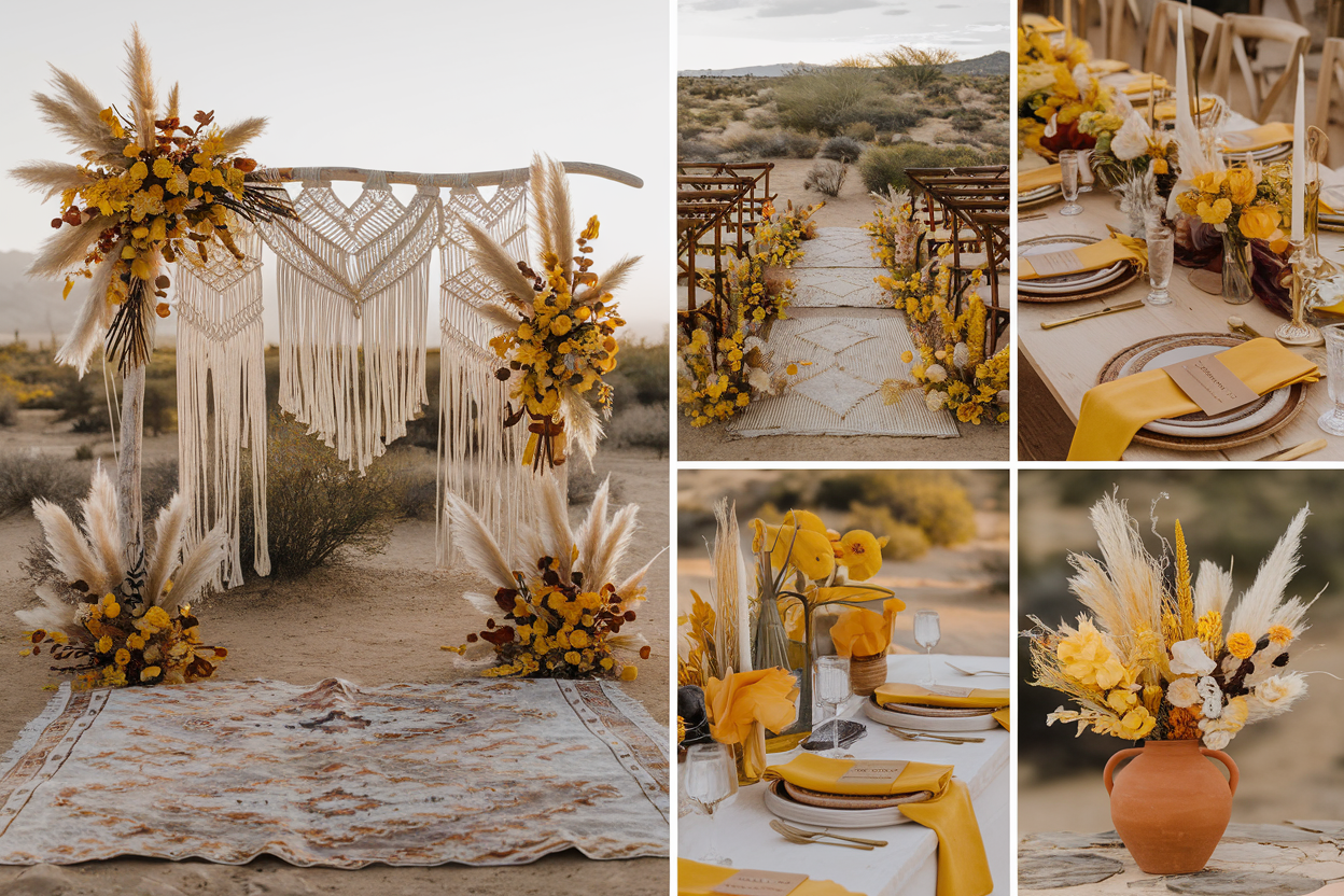 23 Breathtaking Yellow Wedding Ideas That Will Steal the Show - AdoroEvents