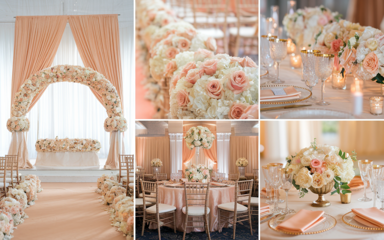20 Irresistible Champagne Wedding Colors You’ll Love Forever - AdoroEvents
