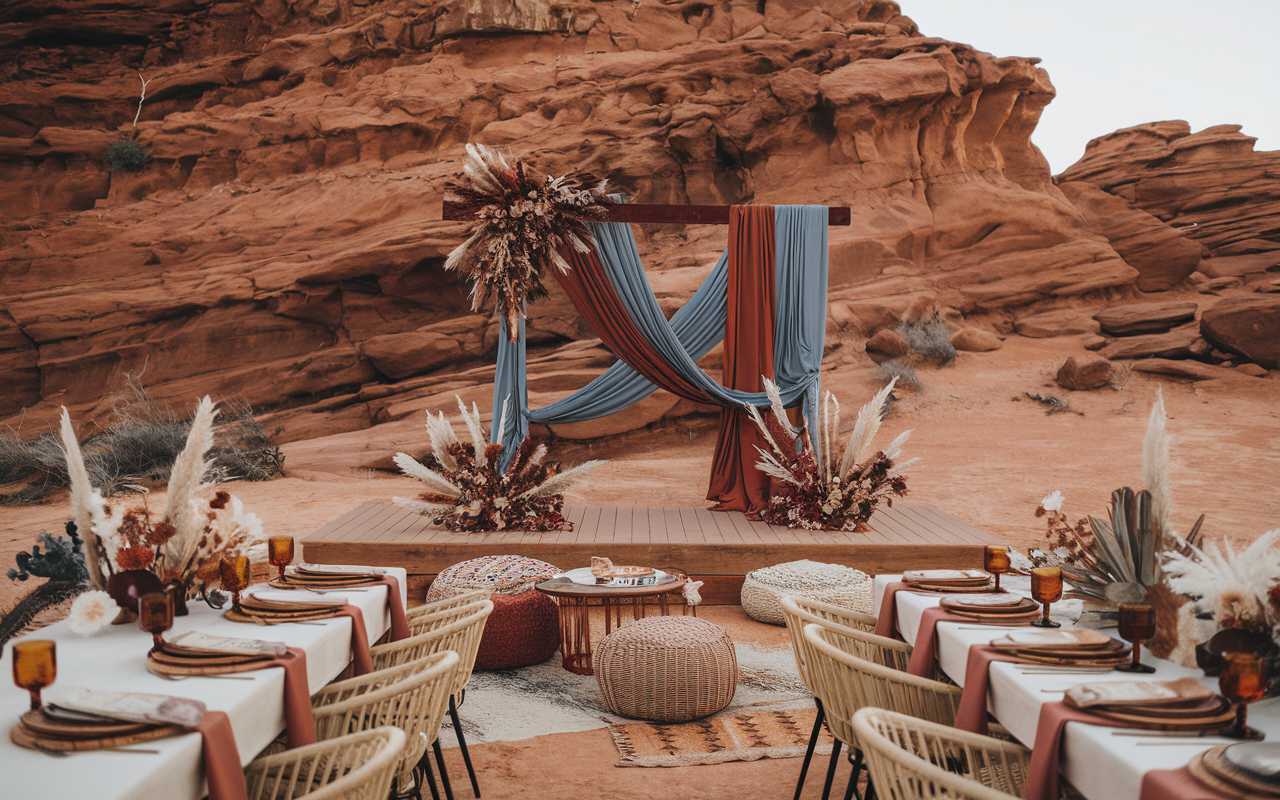 14 Breathtaking Terracotta and Dusty Blue Wedding Ideas That Feel Like ...