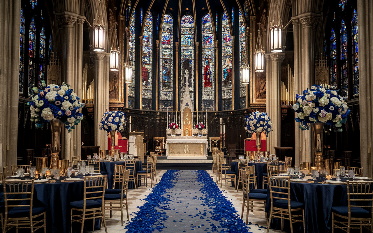 18 Insanely Glamorous Royal Blue and Gold Wedding Ideas You NEED to See ...