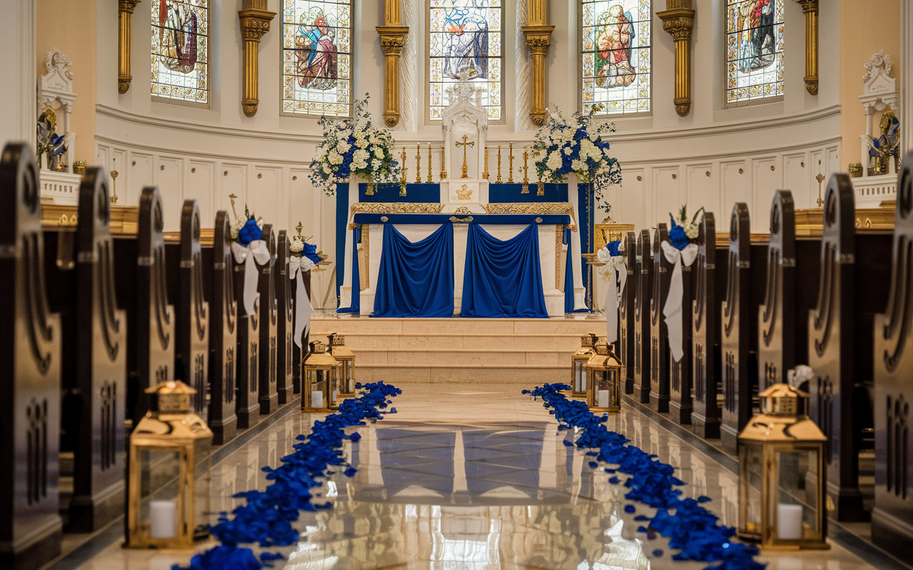 18 Insanely Glamorous Royal Blue and Gold Wedding Ideas You NEED to See ...