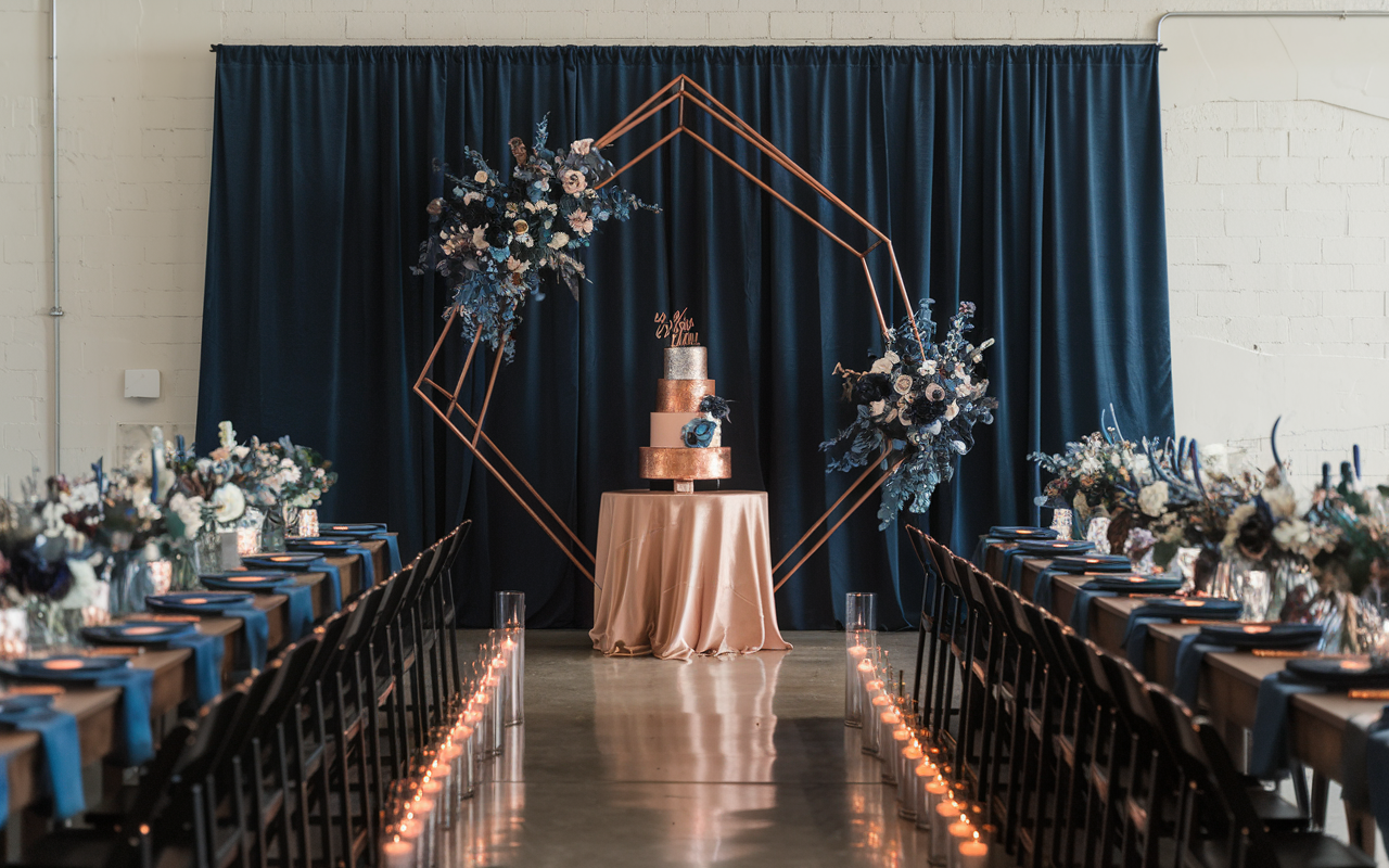 15 Mesmerizing Navy Blue and Copper Wedding Ideas That Elevate Any ...