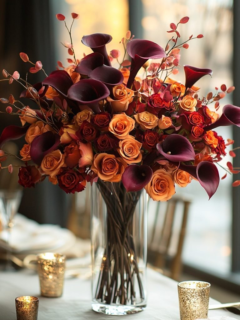 45 Minimalist Fall Wedding Centerpieces Ideas That Still Stun - AdoroEvents