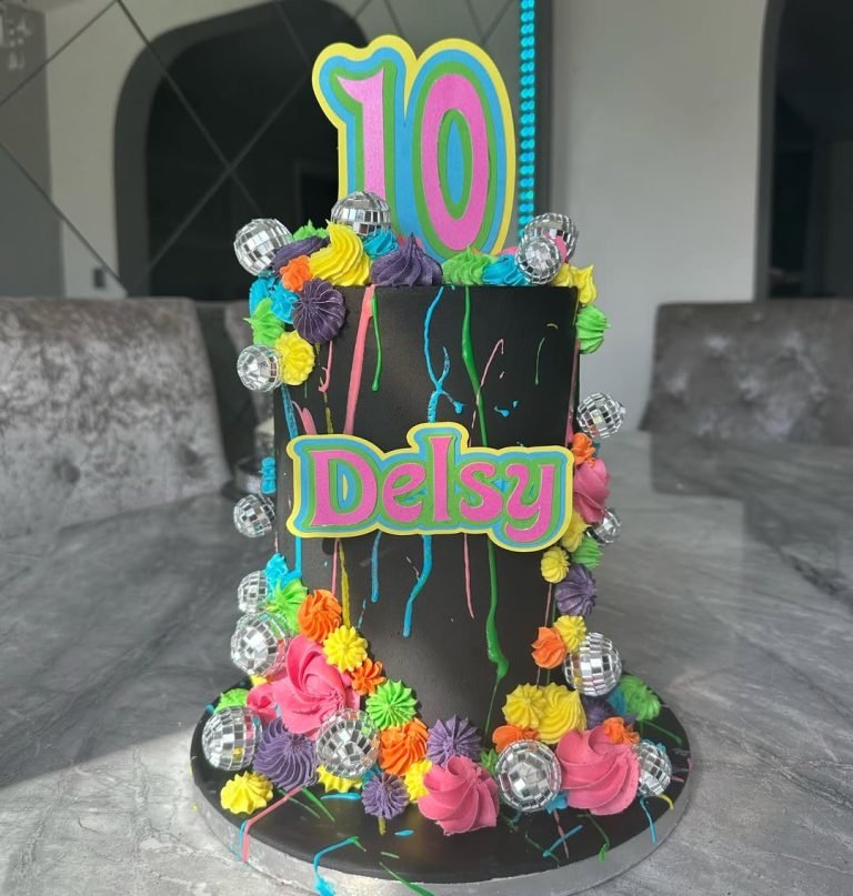 24 Unforgettable Neon Party Cake Ideas That Shine Brighter Than the ...