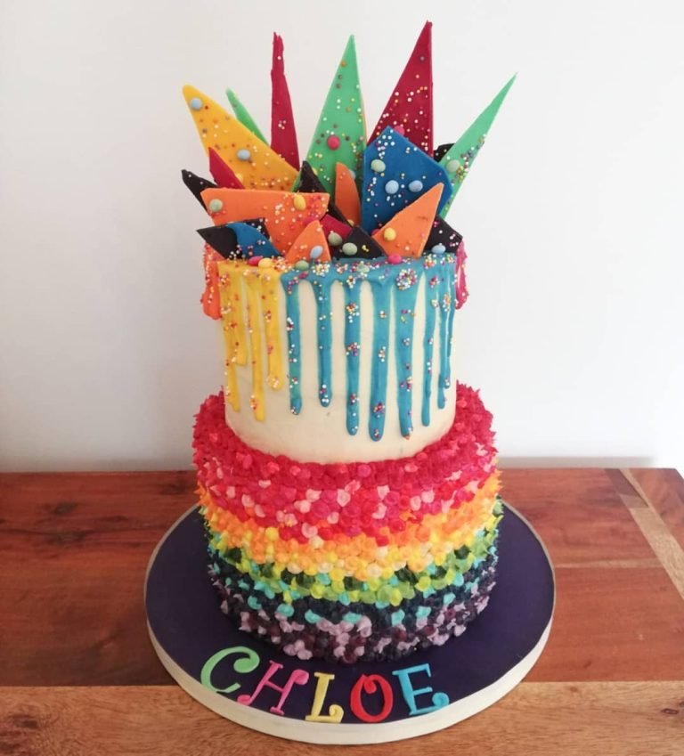 24 Unforgettable Neon Party Cake Ideas That Shine Brighter Than the ...