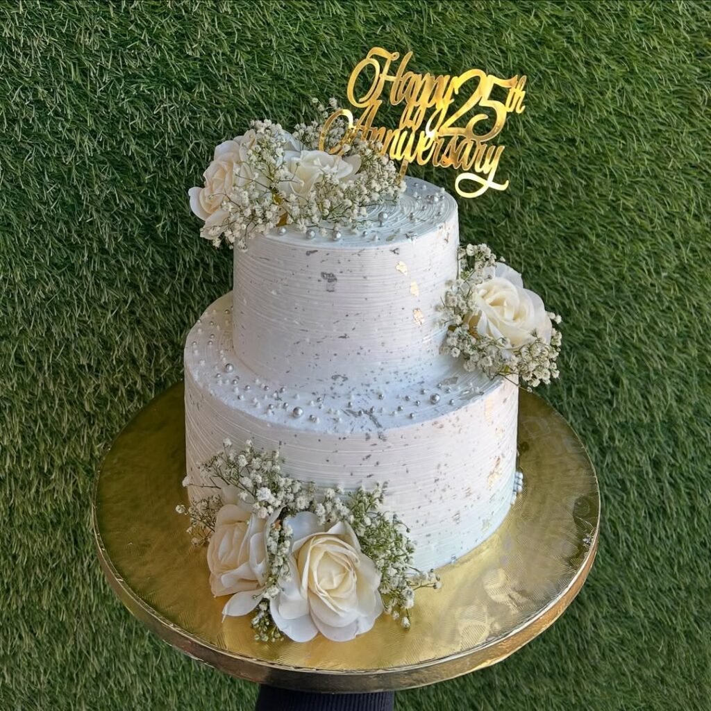 20 *Baked From Love* 25th Anniversary Cake Ideas That Are Sweet to the ...
