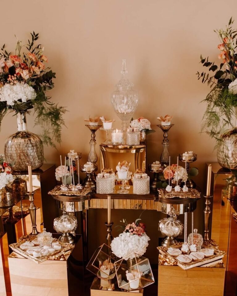 27 *Sugar Drenched* Wedding Dessert Table Ideas That Steal the ...