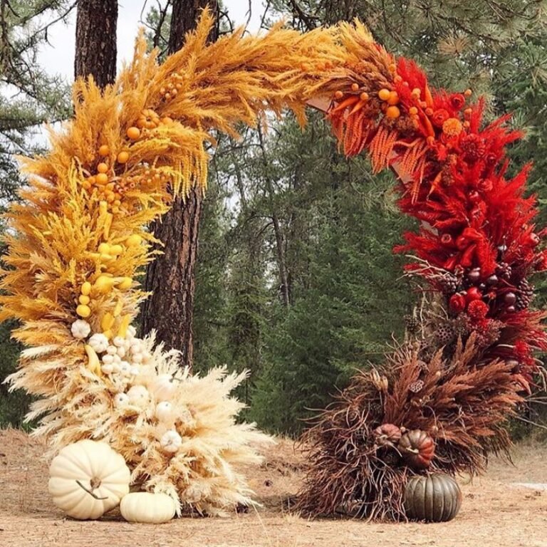 24 *Steal-Worthy* Fall Wedding Arch Ideas No Bride Should Miss ...