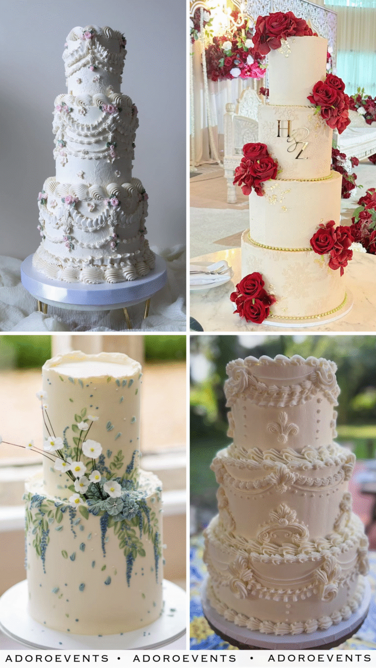 21 *Confectionery Chic* Buttercream Wedding Cake Ideas That Are Next ...