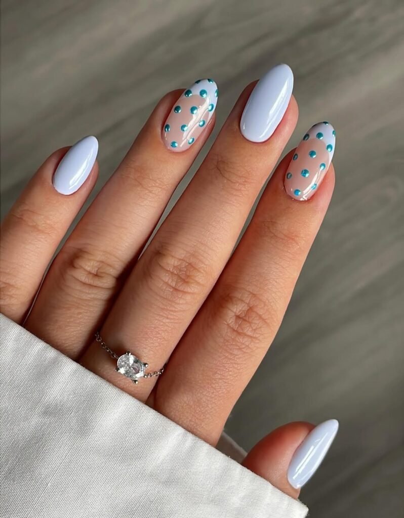 24 *It-Girl* Blue Wedding Nail Ideas That Nail the Modern Bride ...